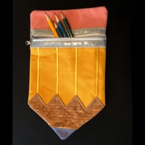 Pencil Case Bag – Pattern Only – Girl with a Star-Spangled Heart